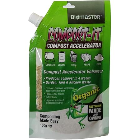 Amazon.com : Compost-It Compost Accelerator/Starter 100g Spout Pack for ...
