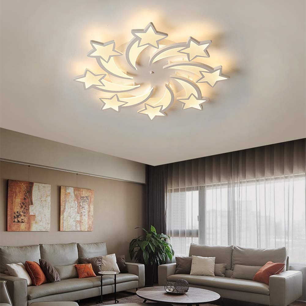 Star Ceiling Lights Bedroom Homdiy Ceiling Lights Modern Star Shape