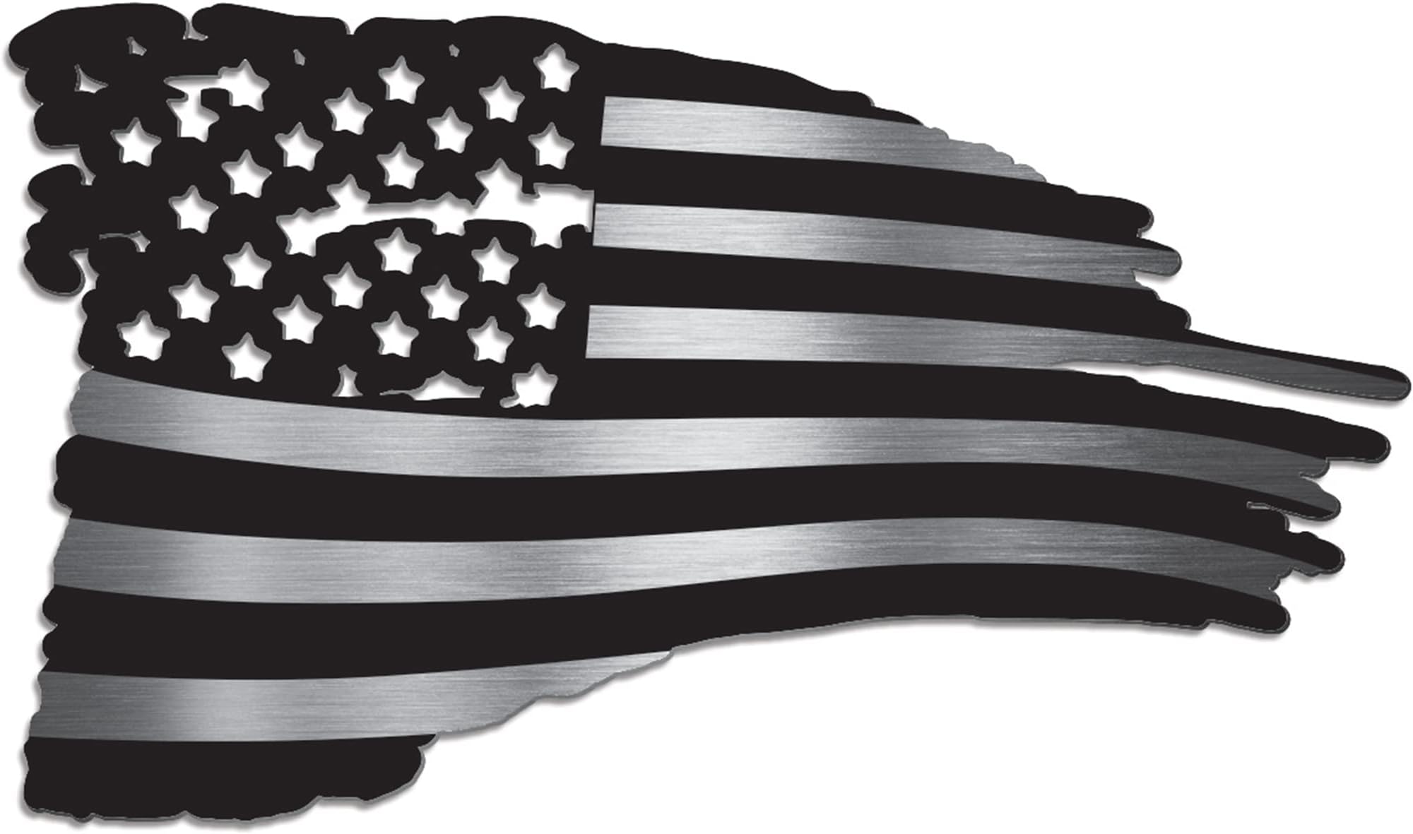 Amazon.com : Rogue River Tactical USA American Waving Flag Metal Tin ...