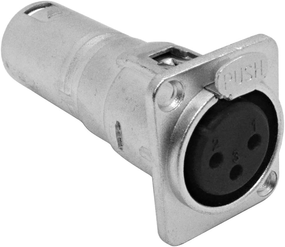 Amazon.com: Seismic Audio - SAPT281F - XLR Female to Male Pass Through ...