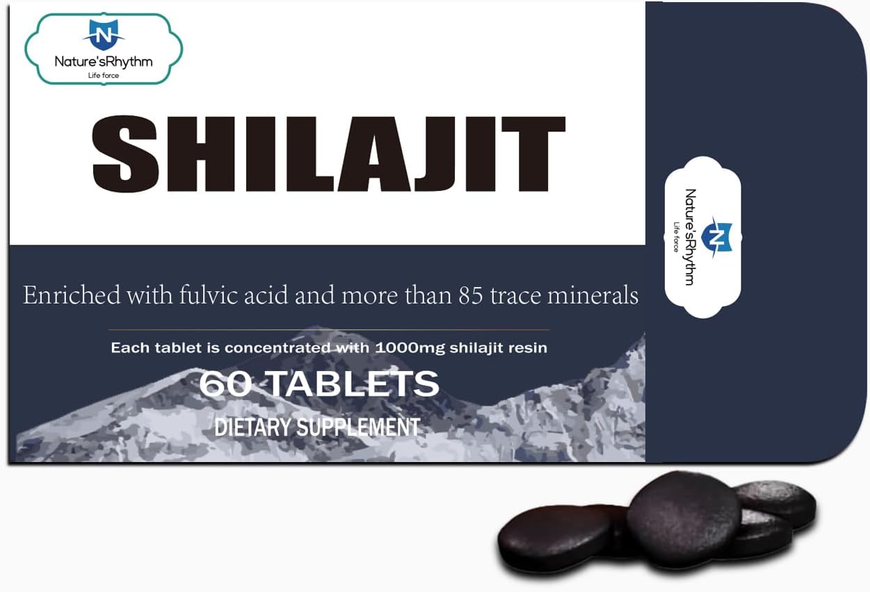 Amazon.com: Maximum Potency Pure Shilajit Tablets, Organic Shilajit for ...