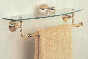 Amazon.com: Ginger 1119T-24/PCXPB - Chelsea 24 Inch Shelf W/ Bar-Temp ...