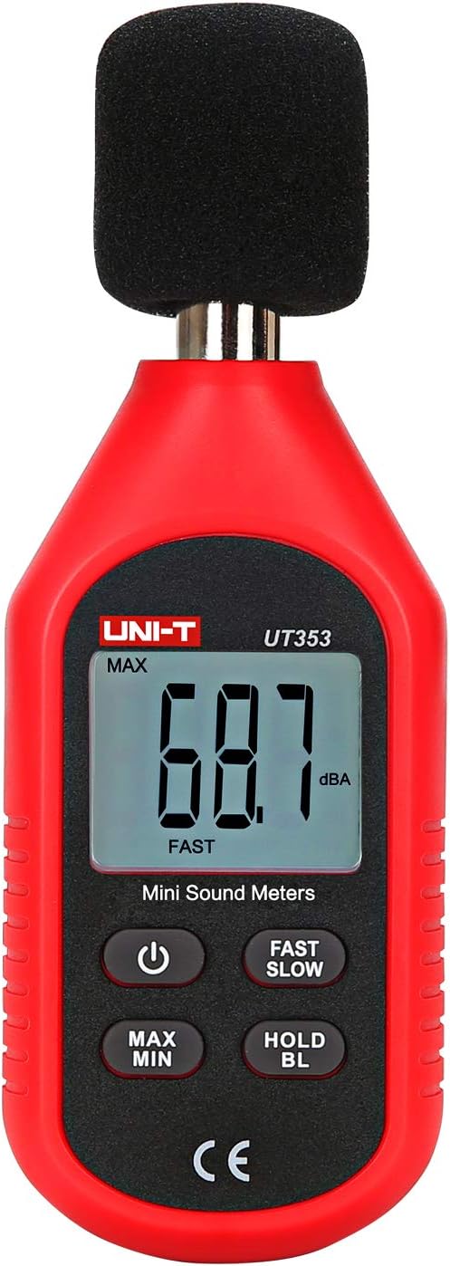 UNI-T UT353 Decibel Meter, Digital Sound Level Meter 30-130dB Audio ...