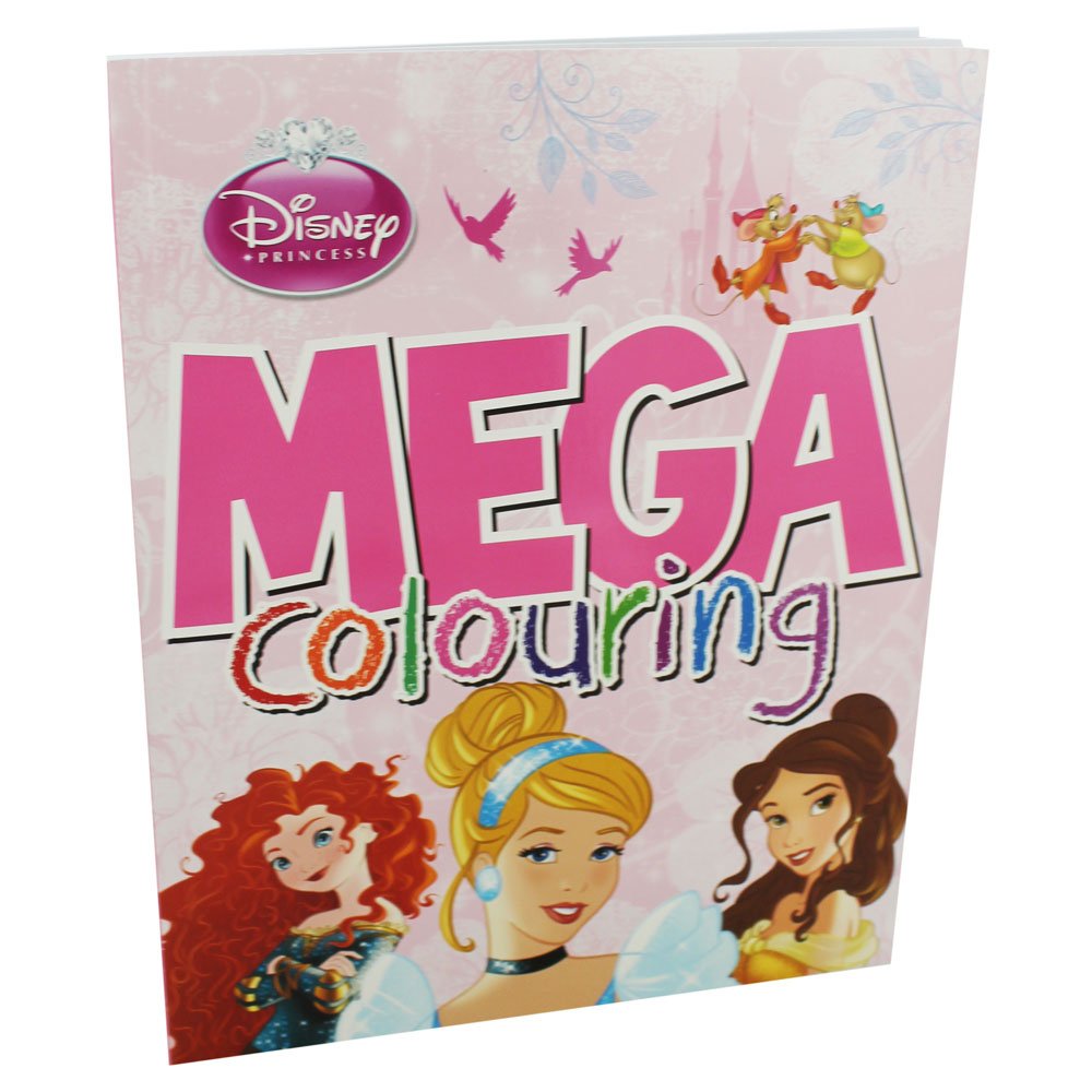 Disney Princess Mega Colouring: Walt Disney Company: 9781472340870 ...