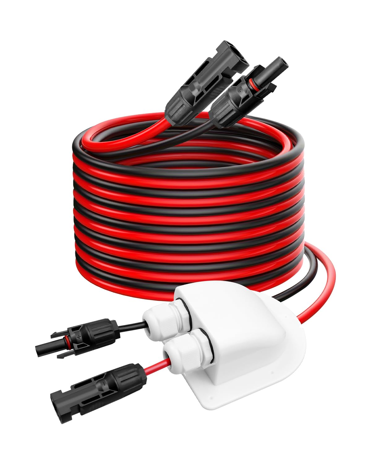 Amazon.com: QNHEAY Waterproof Solar Connector Entry Gland Cable ...