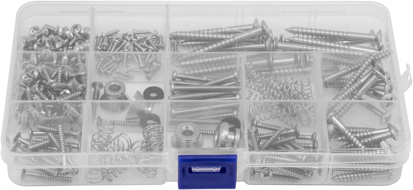 Amazon.com: MAKA Guitar Screw Kit Assortment Box Kit for Electric ...
