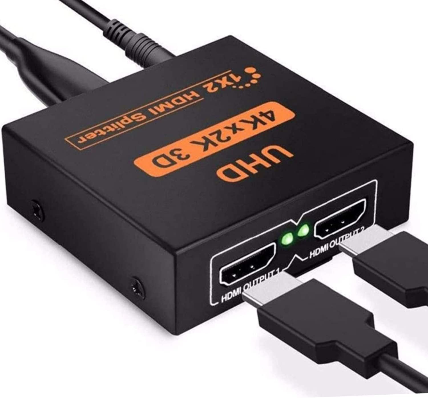 Yiany HDMI Splitter 1 in 2 Out 4K 3D 1080P HDMI Distributor Adapter 1 ...