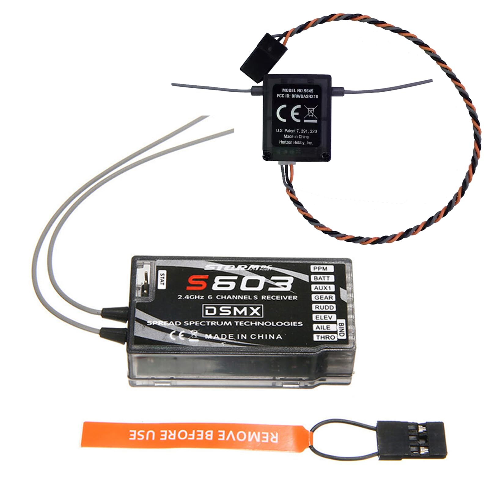 Snapklik.com : 6 Channels 24GHz S603 Aircraft Receiver For JR/Spektrum ...