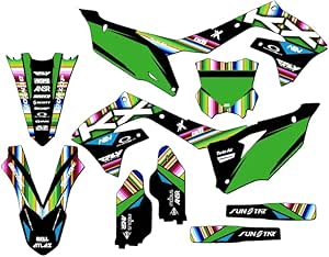 Amazon.com: 2021-2024 KX 250 Serape Black Senge Graphics Complete Kit ...