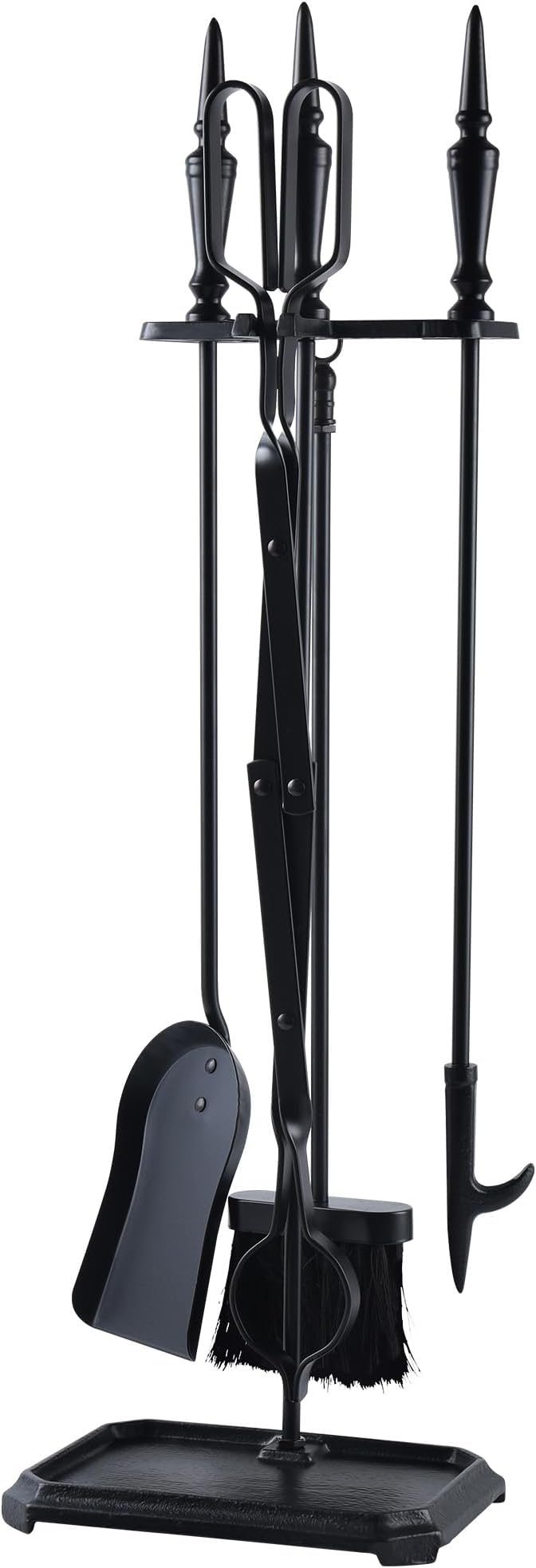 Amazon.com: Lichamp Fireplace Tools Set, 5-Pieces Indoor Outdoor Sturdy ...