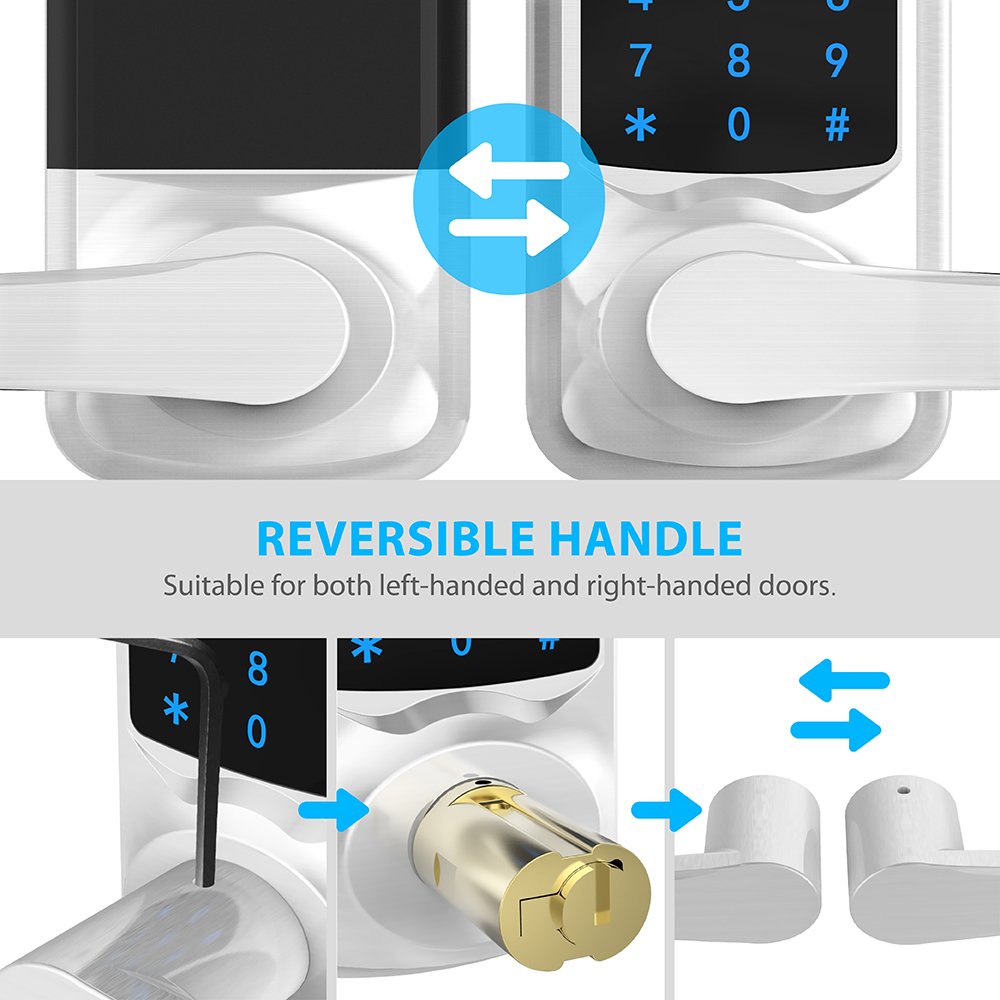 Buy Signstek Digital Electronic Touchscreen Keypad Security Entry Door ...