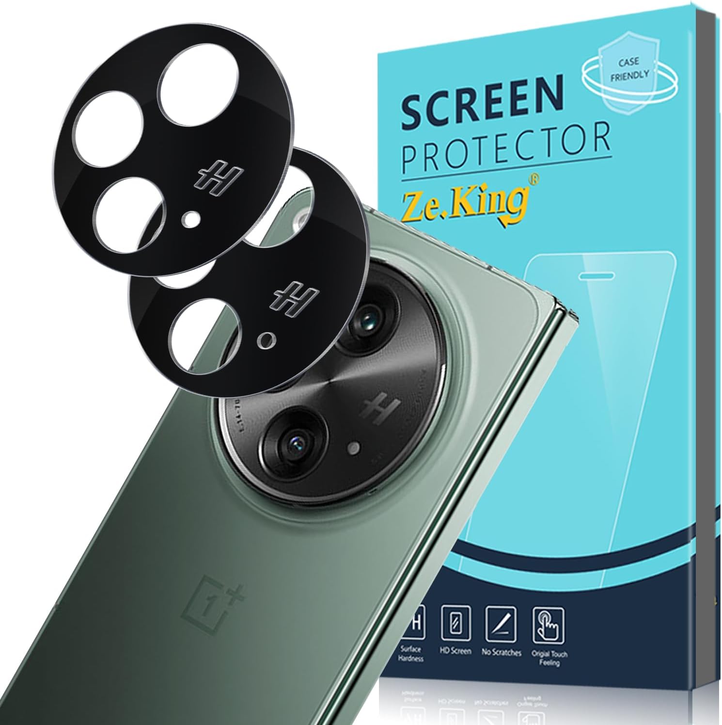 Amazon.com: Zeking [3 Pack Camera Lens protector for OnePlus Open ...