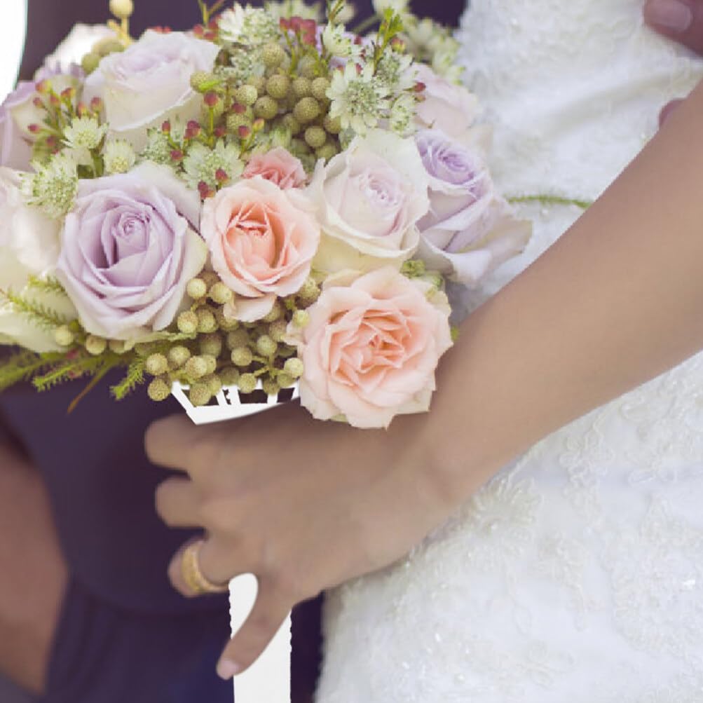 Porta Ramo De Boda De Poliestireno Blanco OHPHCALL Ramos De Novia Para