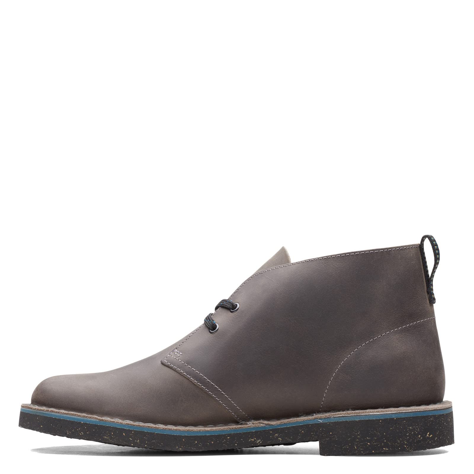 Snapklik.com : Clarks Bushacre 3 Dark Grey Leather 9.5 D