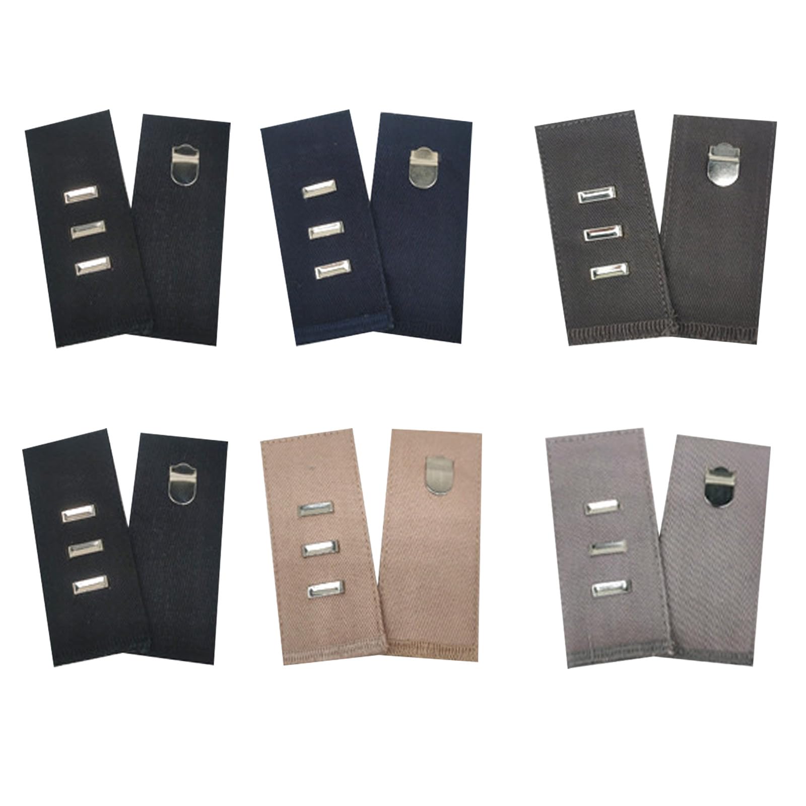 Bettinay 6Pcs Waist Extender for Trousers, Adjustable Trouser Extenders ...