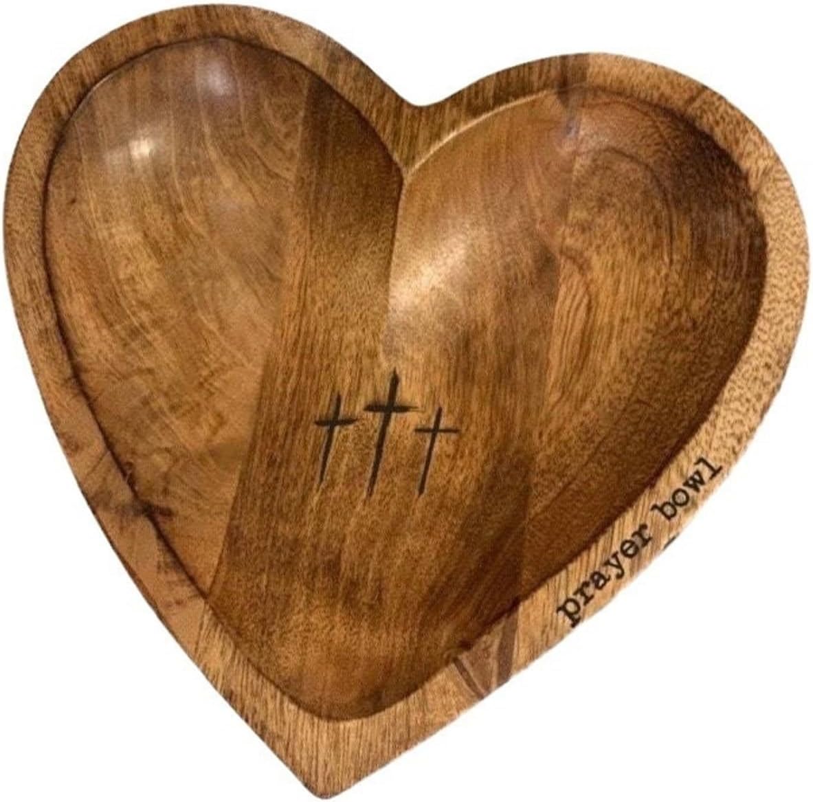 Amazon.com: JWORRA Heart Shaped Prayer Bowl With 24 Prayer Cards ...