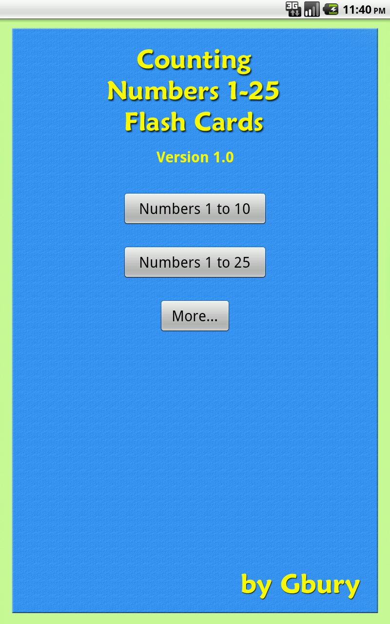 Counting Numbers 1 to 25 with Speech - App on Amazon Appstore