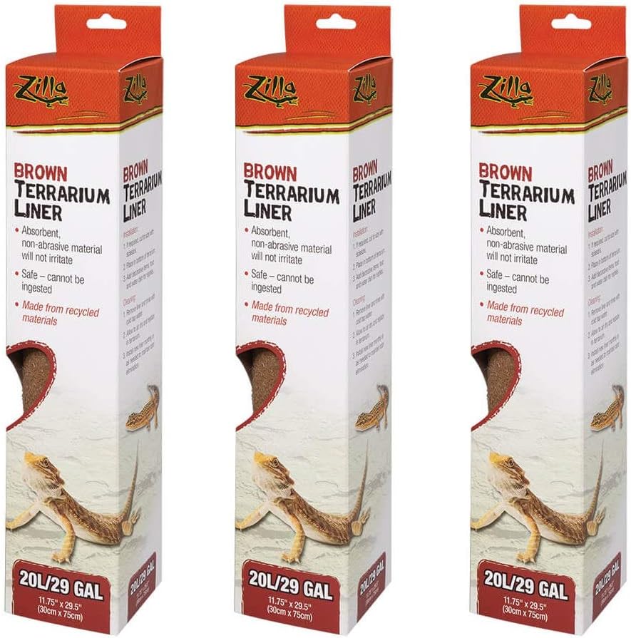 Amazon.com : Zilla 2 Pack of Terrarium Liners, 40/50 Gallon, Green ...