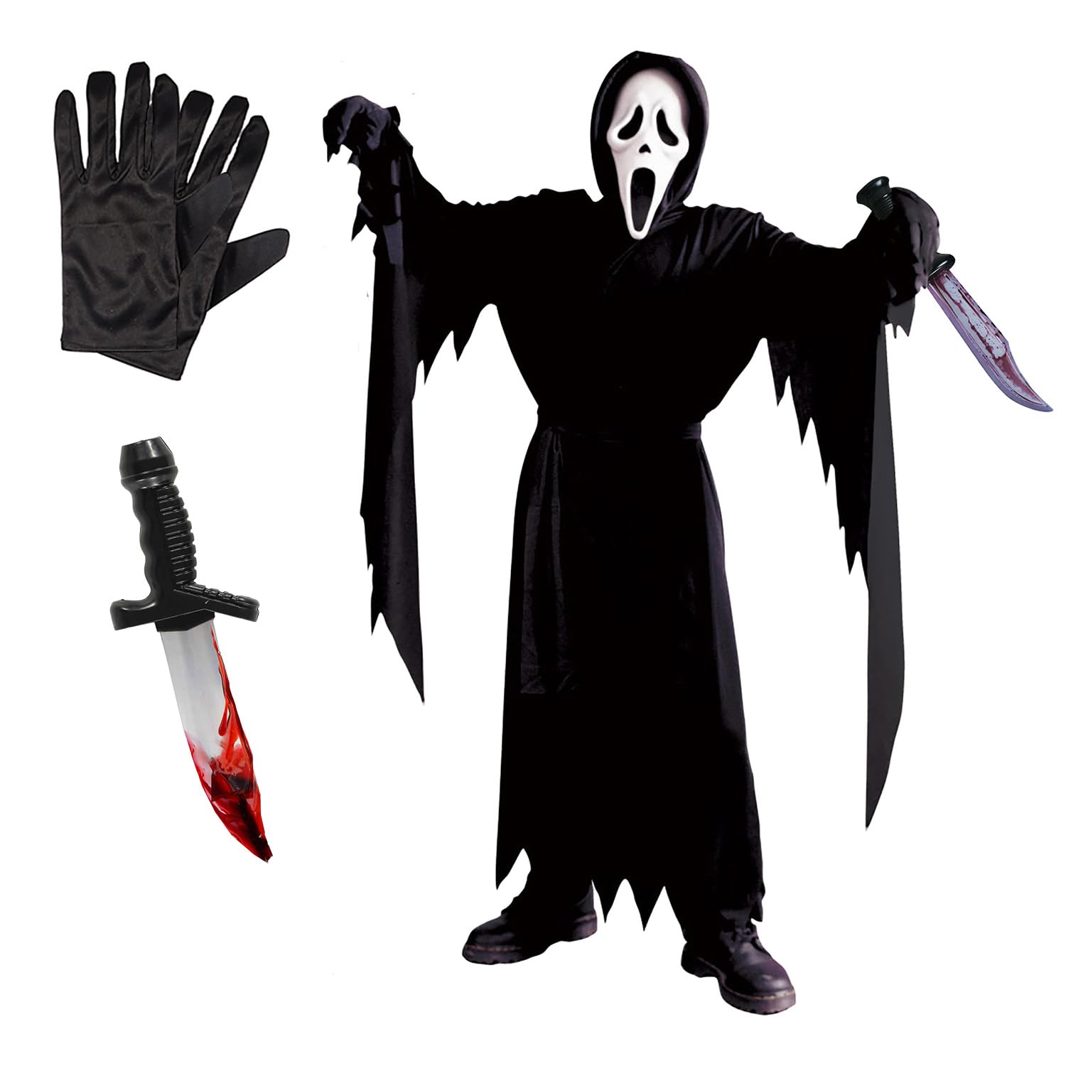 Buy My Illusions Officially Licensed Scream GhostFace Kids Costume ...