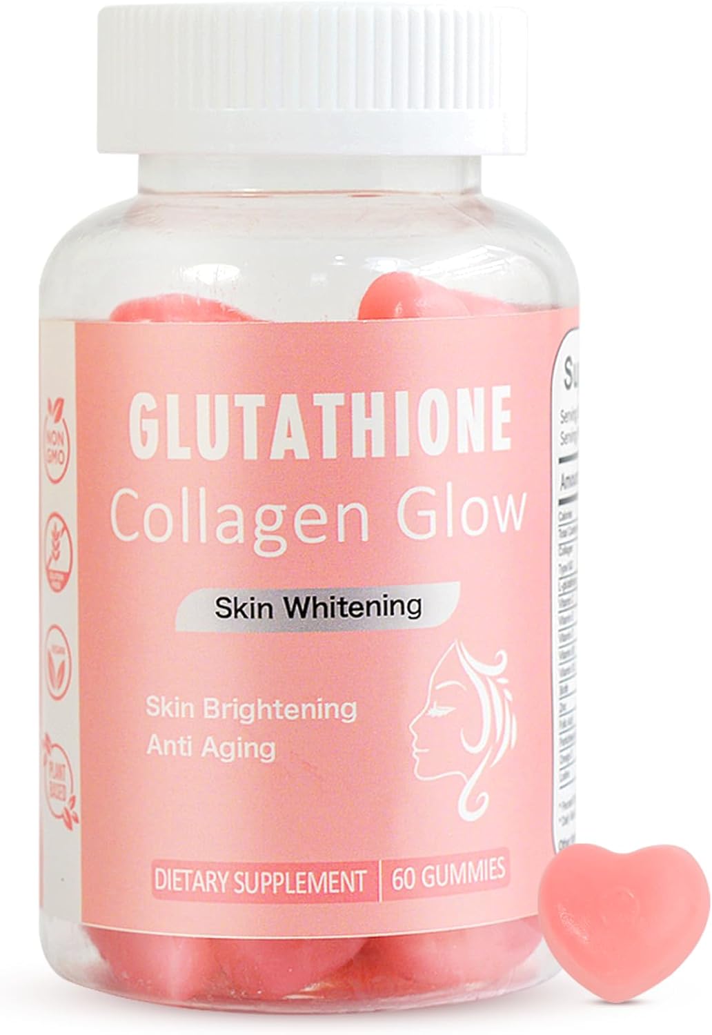 Amazon.com: Laicuherb Glow Gummies for Women Skin Care and Health, 60 ...