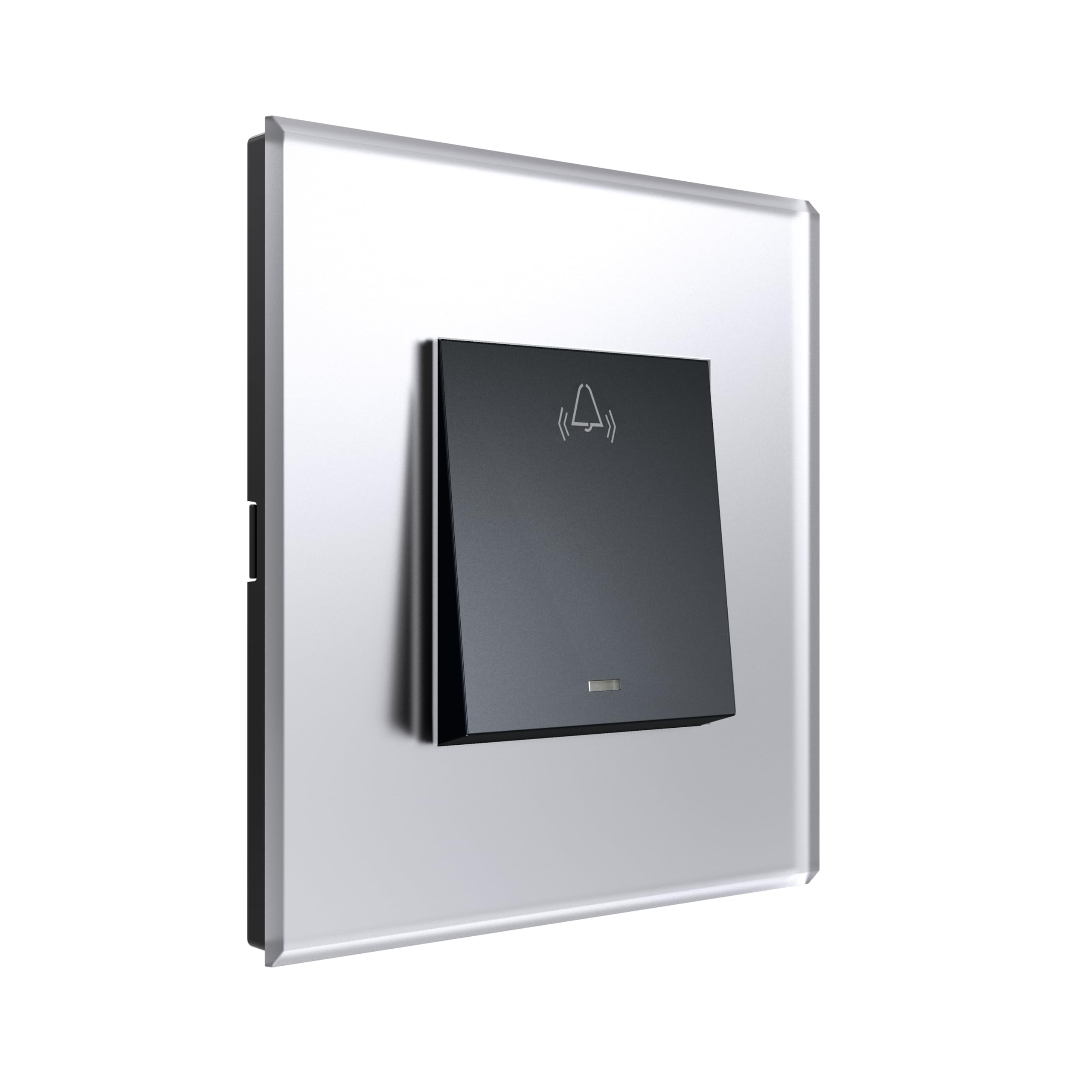 Wipro Artisa 2 Module 6A Bellpush Switch (Silver Grey) with Cover Plate ...