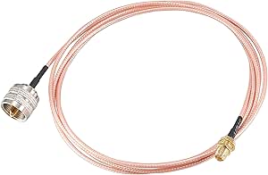 Amazon.com: uxcell SMA Female Bulkhead to UHF PL-259 Male RG316 RF Coaxial Coax Cable 6 Ft ...