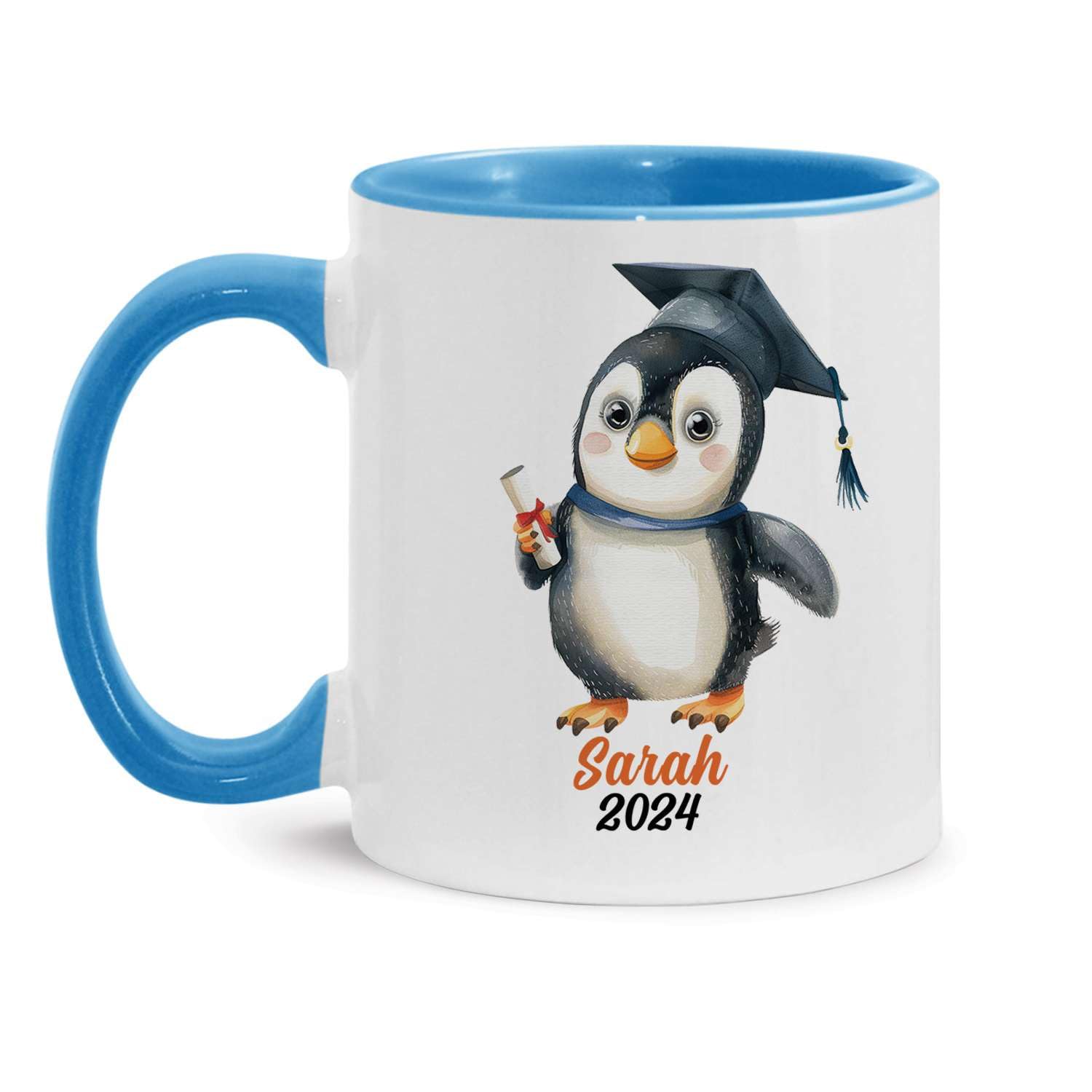 Penguin With Graduation Cap Clip Art