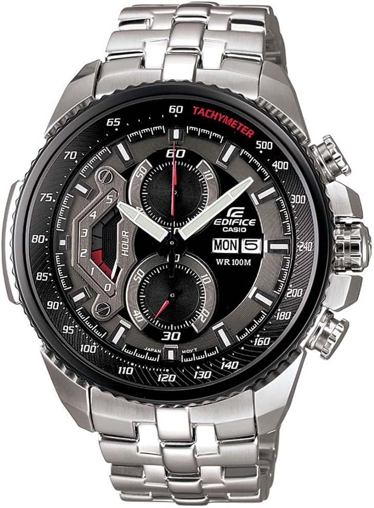 Casio Edifice Chronograph Black Dial Men's Watch - EF-558D-1AVDF(ED436 ...