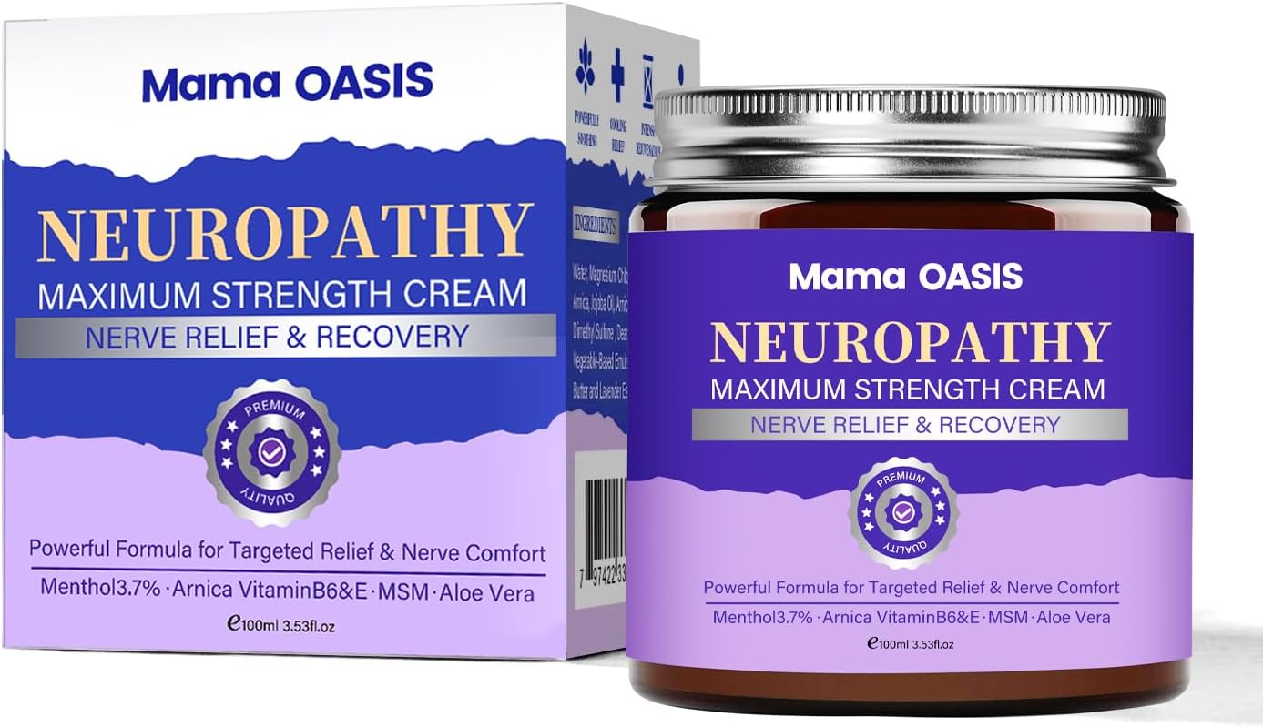 Amazon.com : Mama-Bear Neuropathy Cream, Neuropathy Mama Oasis Lotion ...
