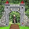 Amazon.com: CHUNNIN 4PCS Medieval Entryway Party Decoration Castle ...