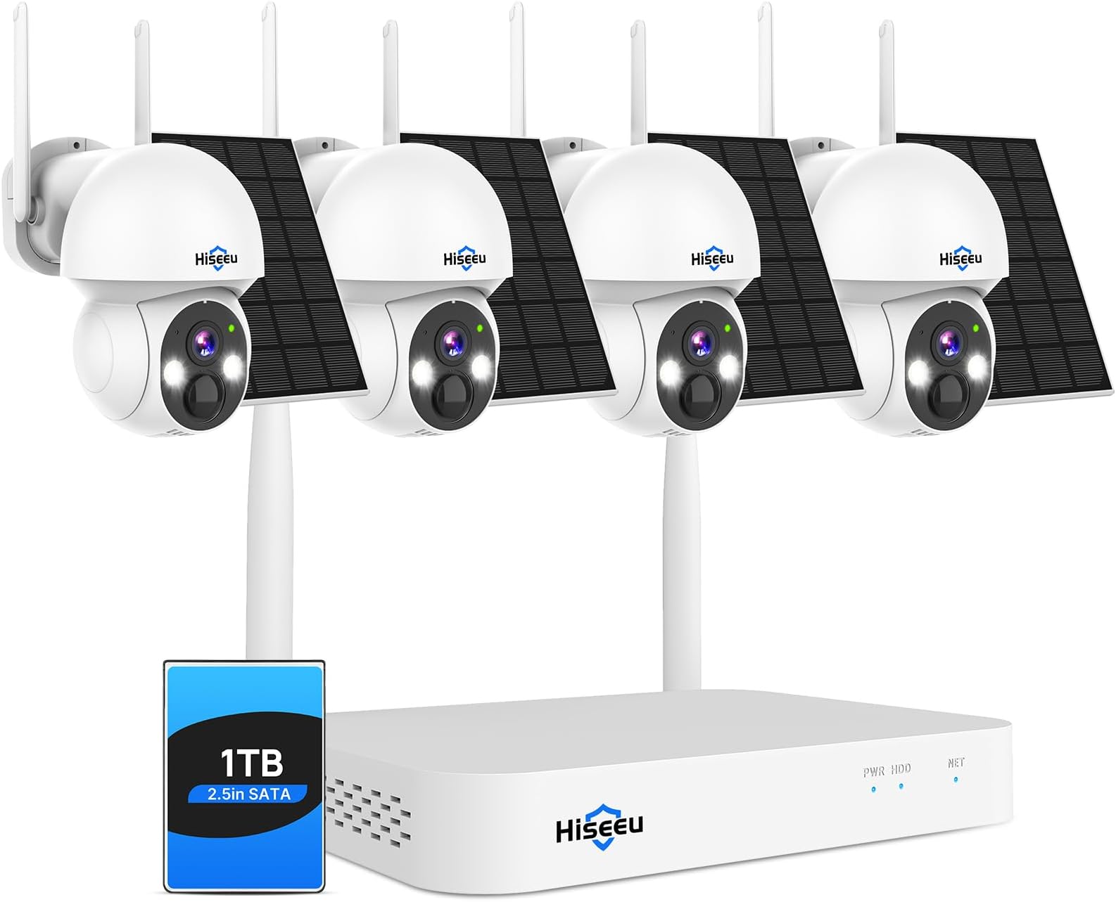 Amazon.com : CAMCAMP Solar Security Cameras Wireless Outdoor, 2K Solar ...