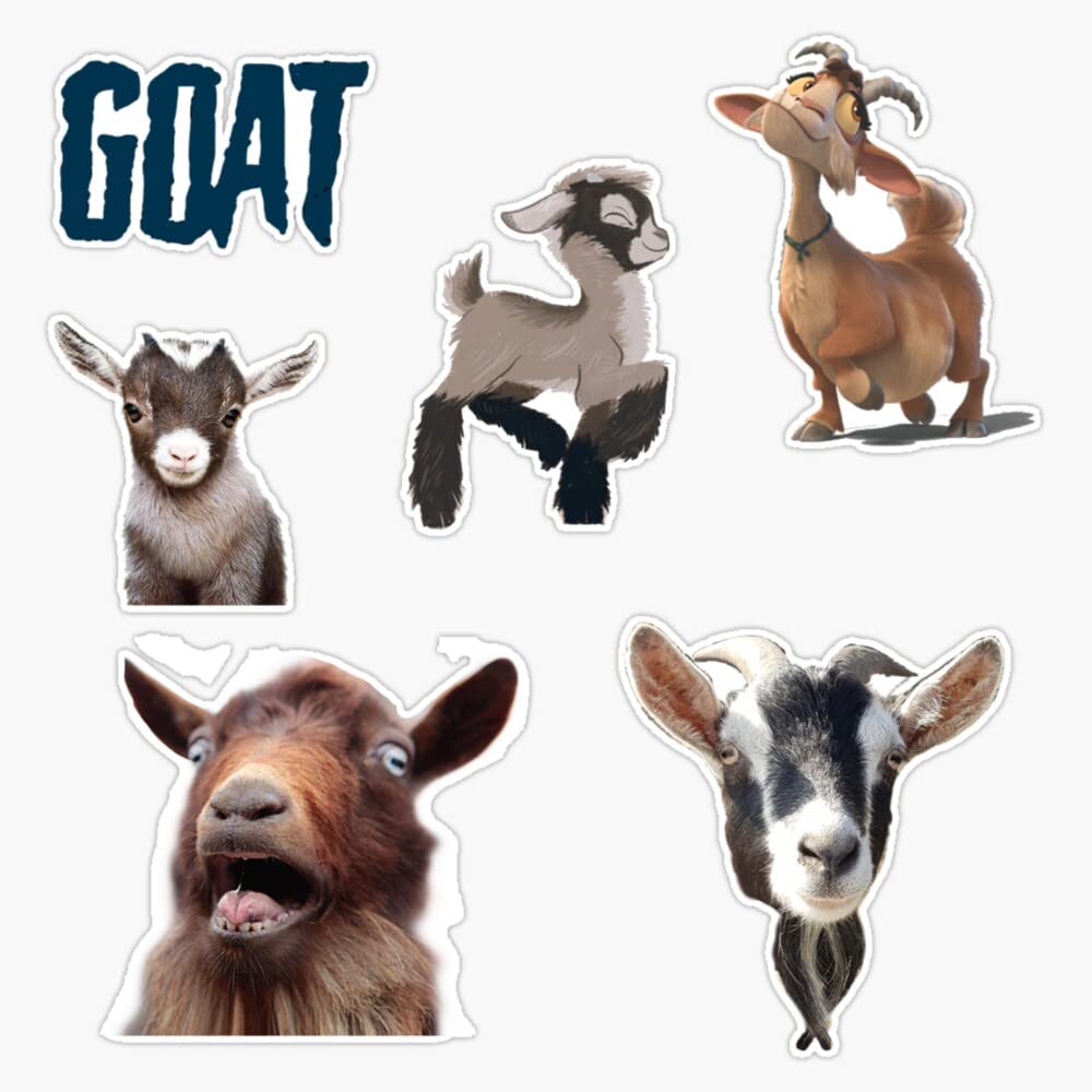 Snapklik.com : Goat Pack Bumper Sticker Vinyl Decal 5 Inches