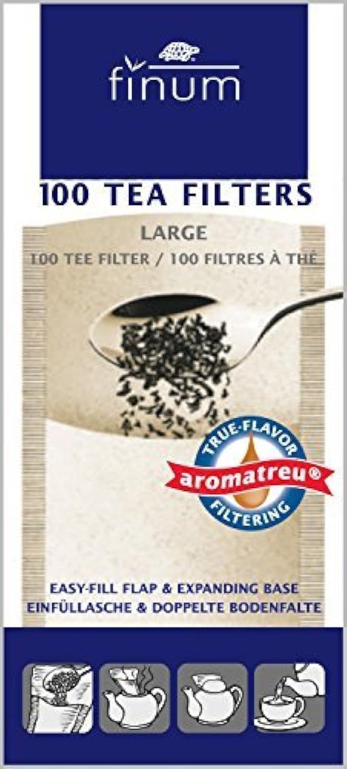 Amazon.com: Finum 100 Tea Filters, Large, Brown (2) : Home & Kitchen