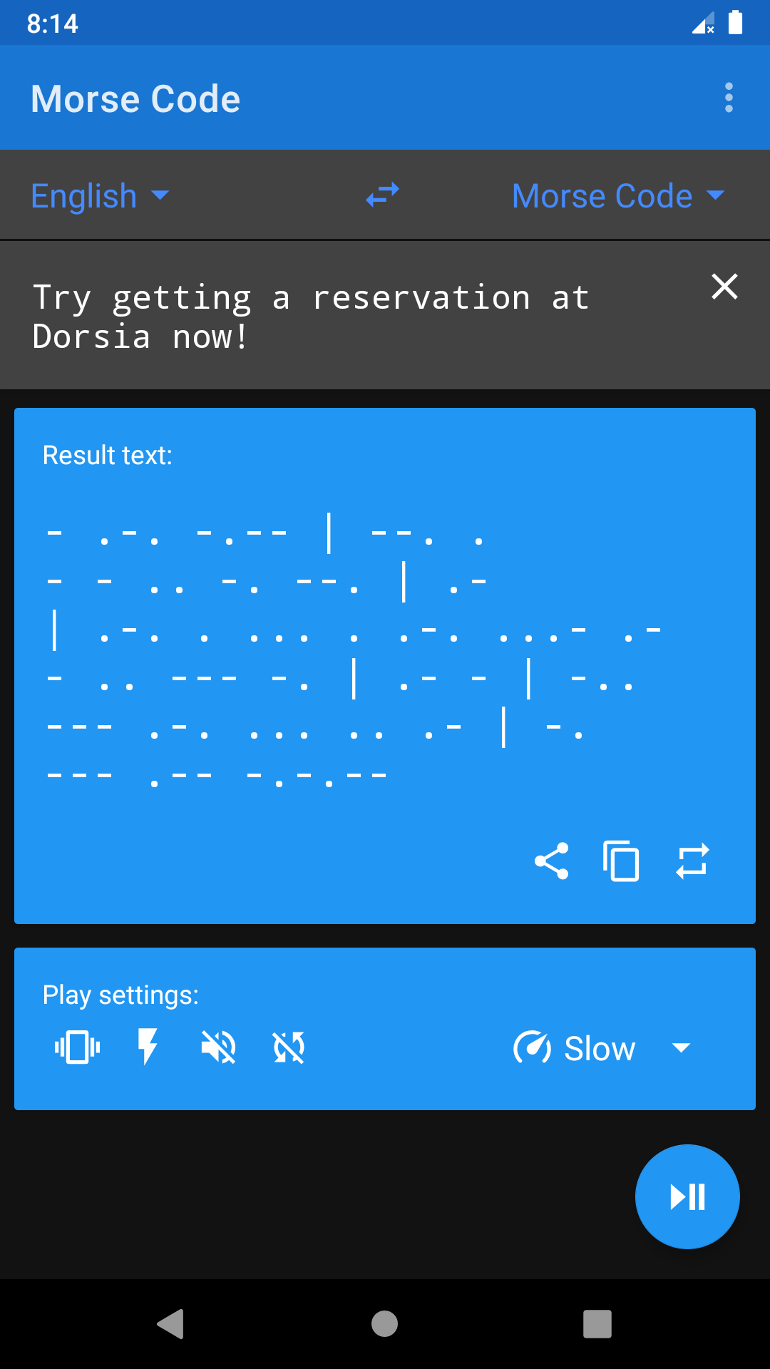 Morse Code - App on Amazon Appstore