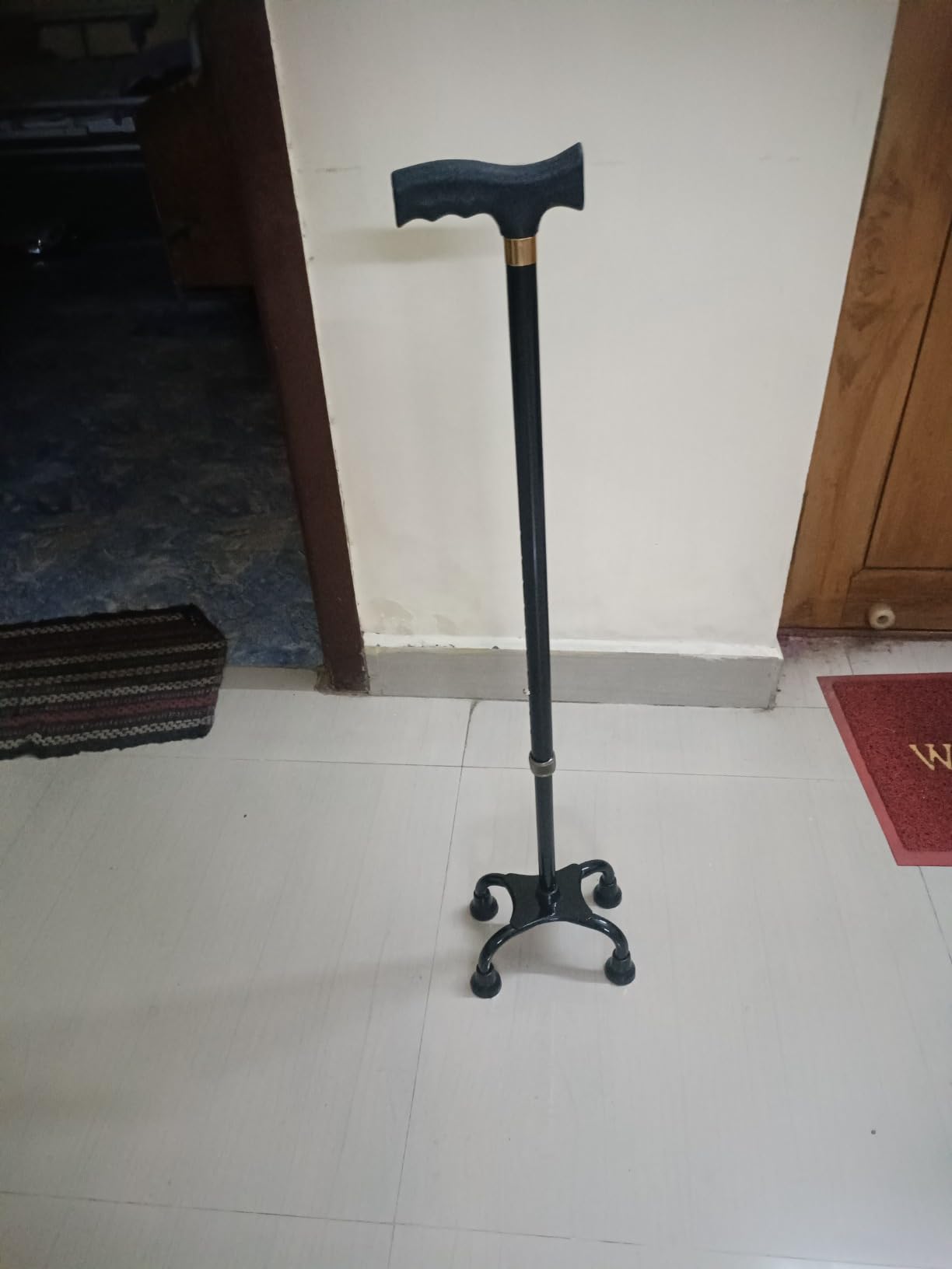 4 Leg Walking Stick Height Adjustable Aluminium for Men & Women | Hand ...