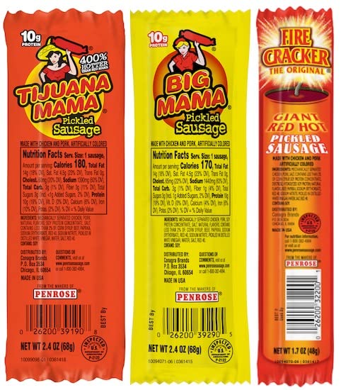 Amazon.com: Pickled Sausage, Tijuana Mama, Big Mama, and Firecracker ...