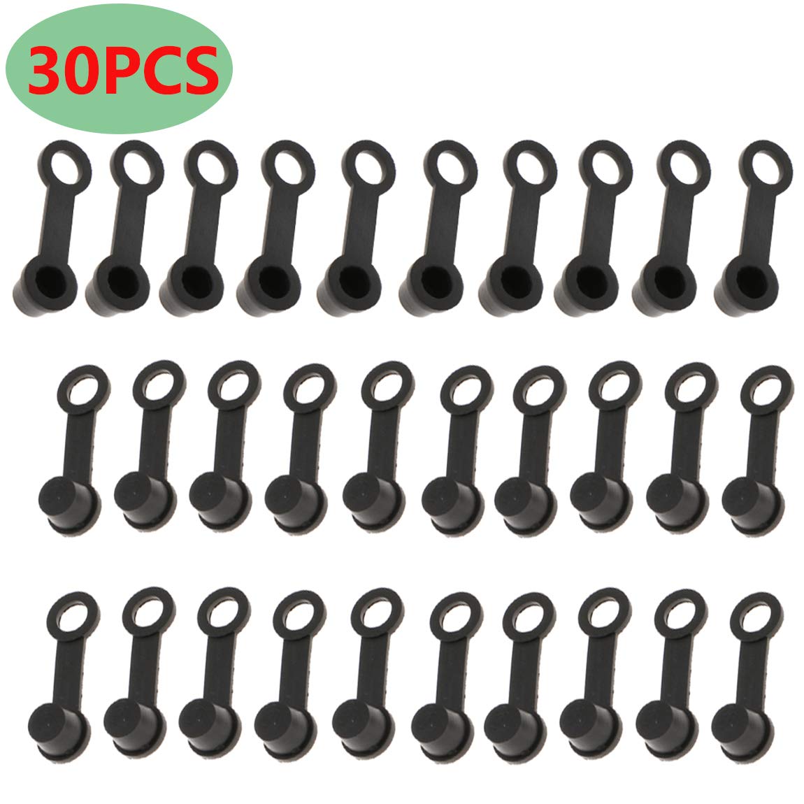 Brake Bleeder Screw Caps 25-Pack & Grease Zerk Dust Covers - Rubber ...