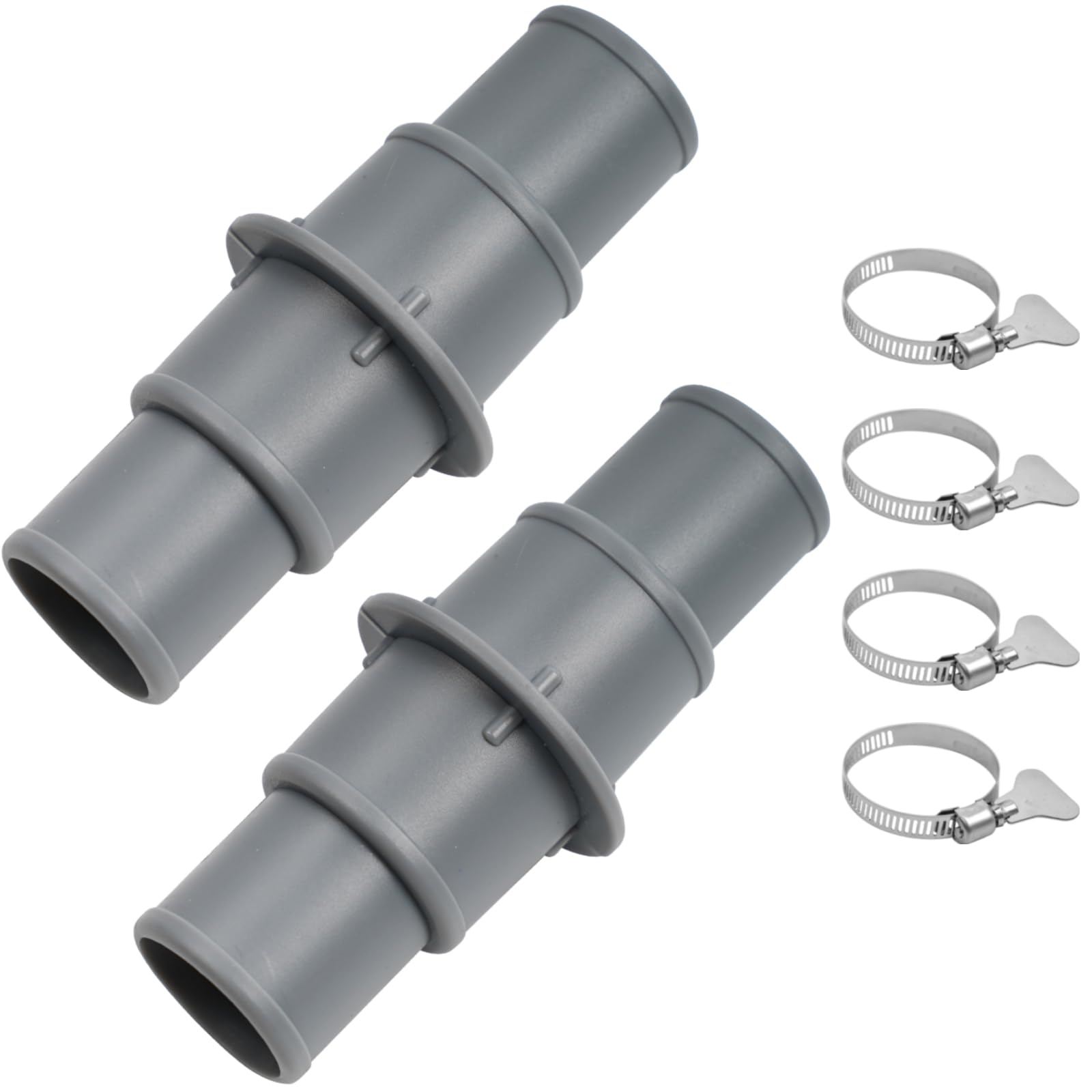 Snapklik.com : TidyMister Pool Hose Adapter Connector Coupling 1-1/4 Or ...