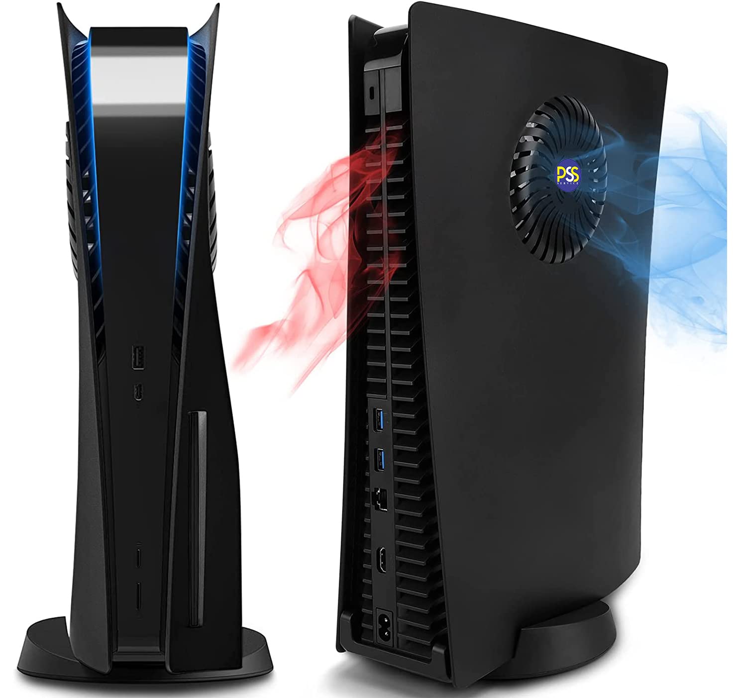 PSS PS5 Faceplate for PS5 Disc Edition New Look, PS5 Face Plates with ...