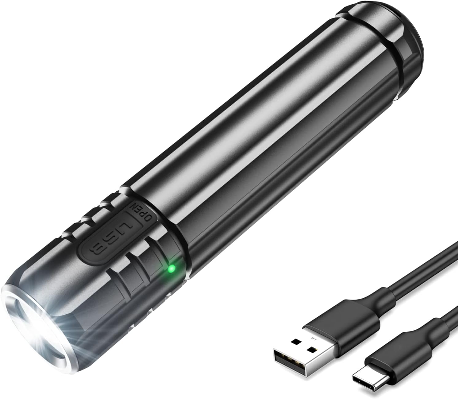 klarus EC20 1100 Lumens Rechargeable Flashlights, 4000mAh Battery ...