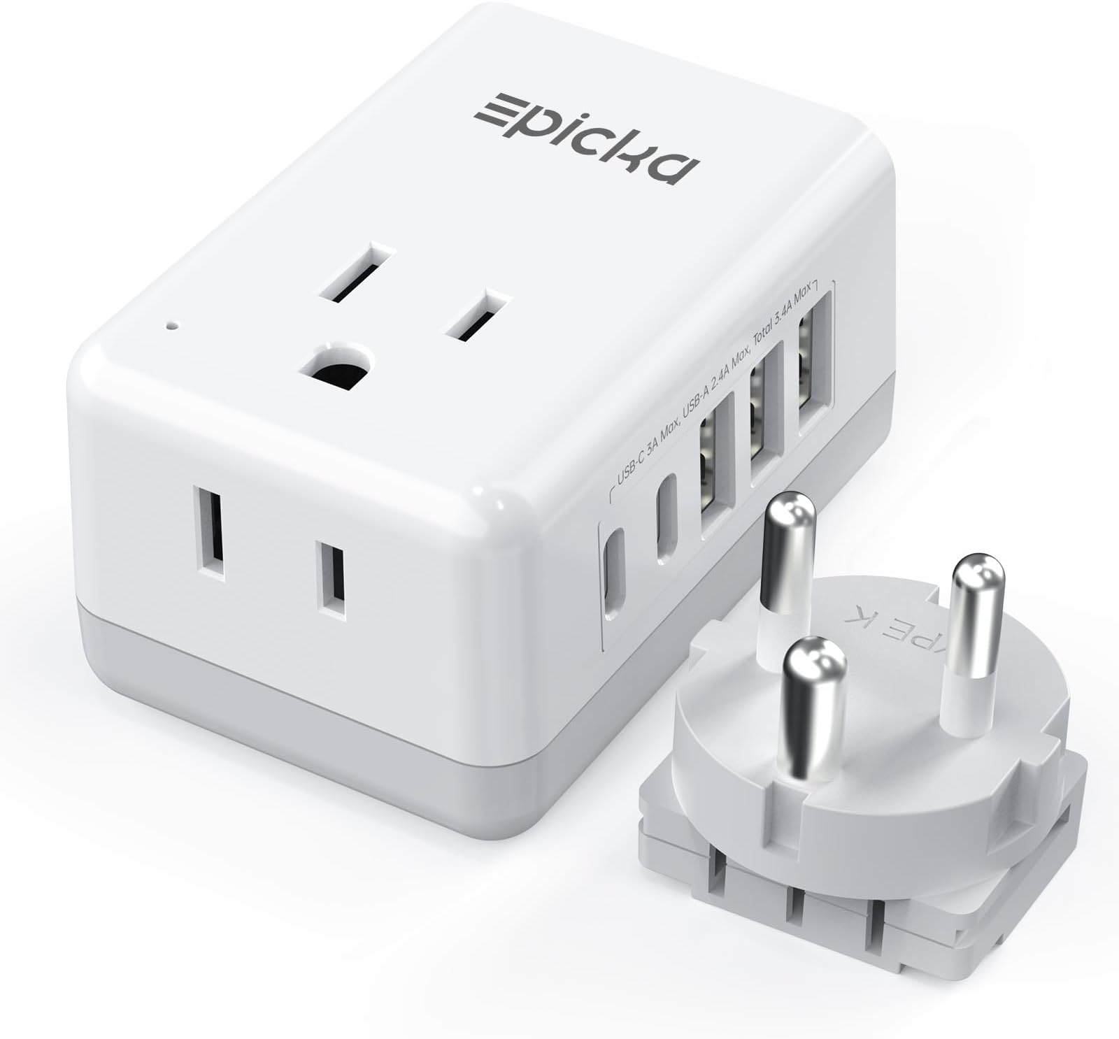 Amazon.com: Ceptics Denmark Travel Plug Adapter (Type K) - 3 Pack (Does ...