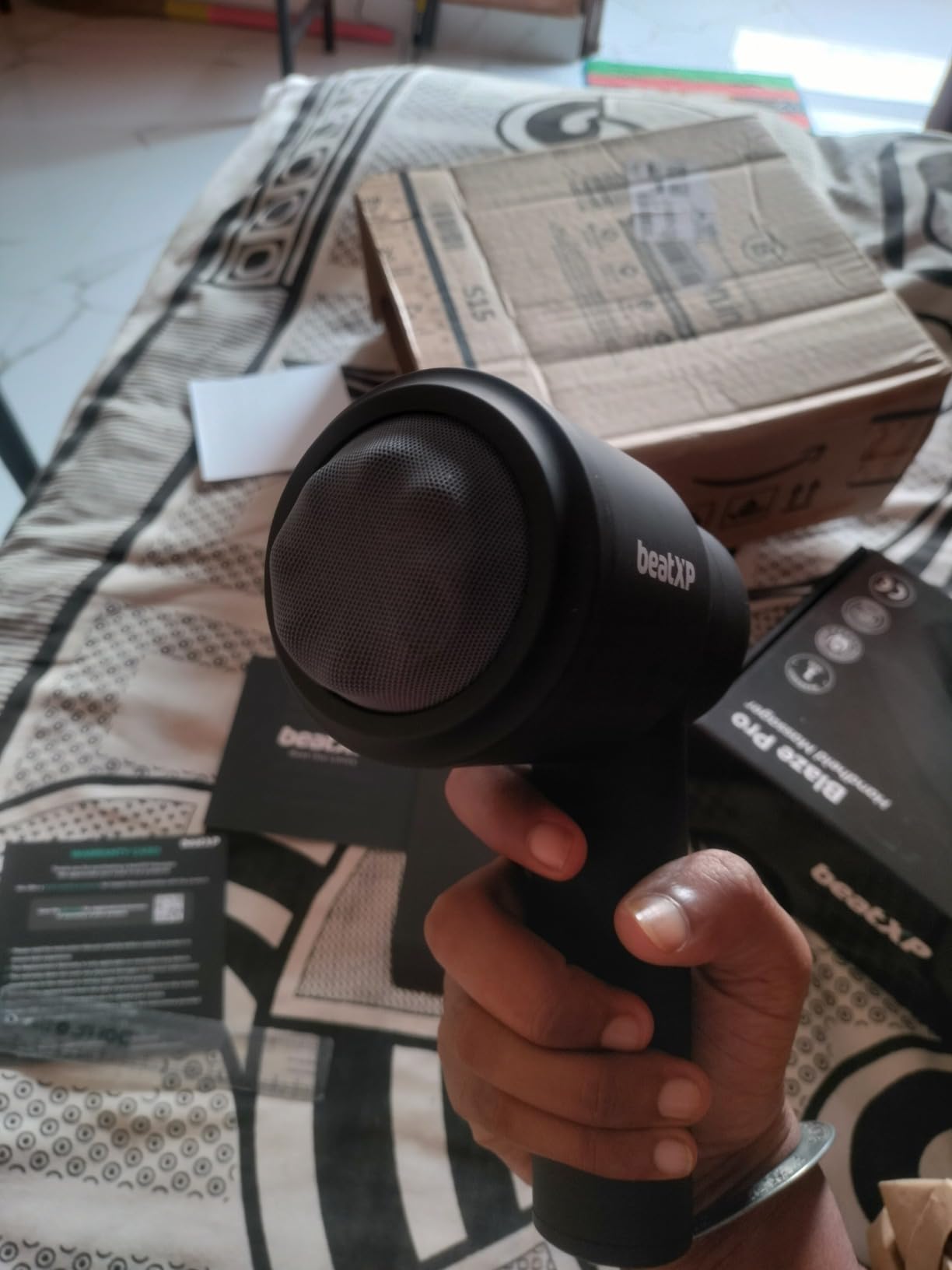 beatXP Blaze Pro Electric Handheld Wireless Full Body Massage Machine ...