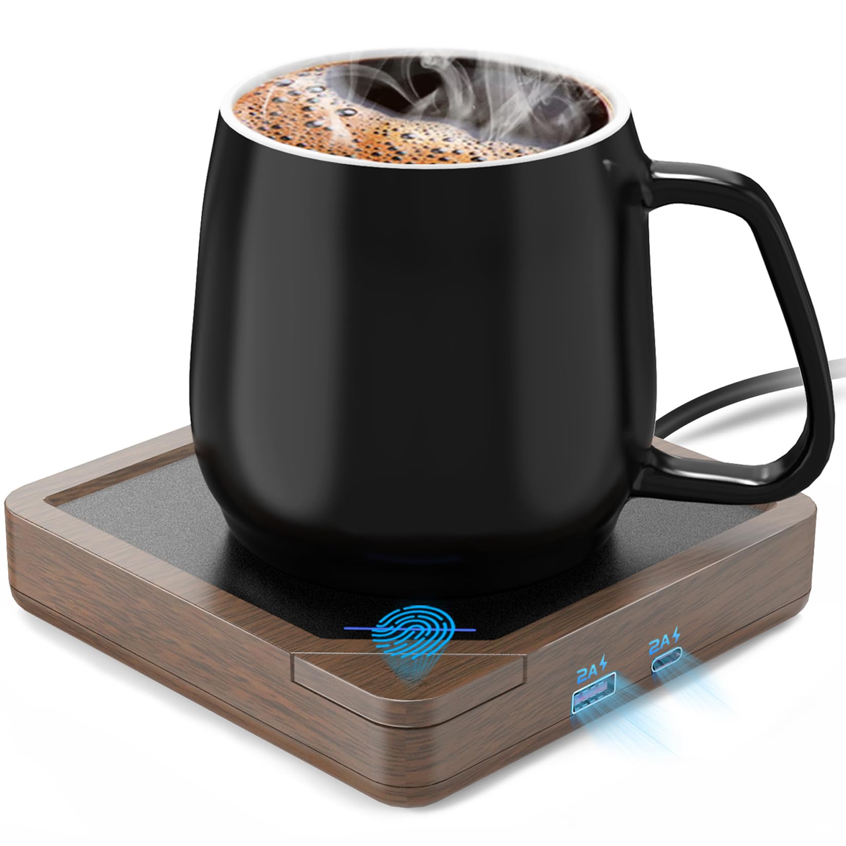 Amazon.com: Coffee Mug Warmer Set: Coffee Warmer for Desk Auto Shut Off ...