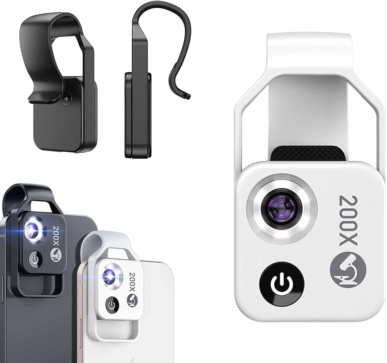 Amazon.com : Nanozoom 200X Magnification, Nanozoom High-Tech Clip-On ...