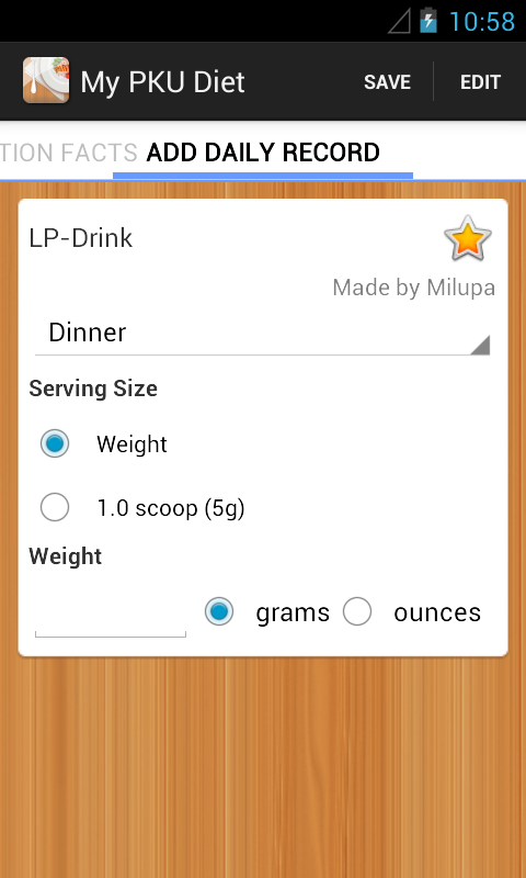 PKU Diet Management:Amazon.com:Appstore for Android