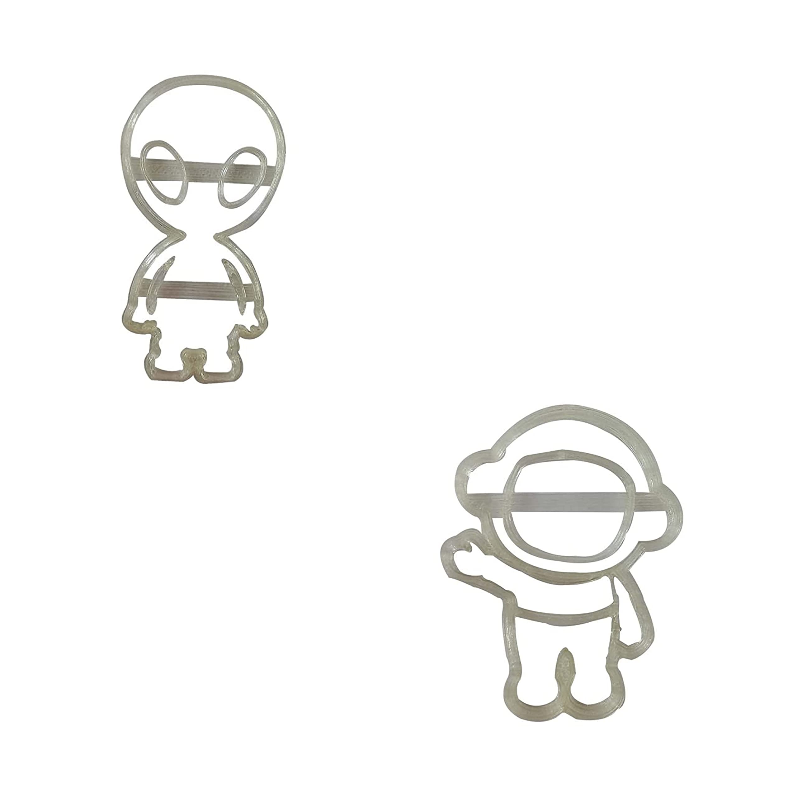 Buy jsa 2 pc Alien and Astronaut Cookie Cutter Fondant Cutter Online at ...