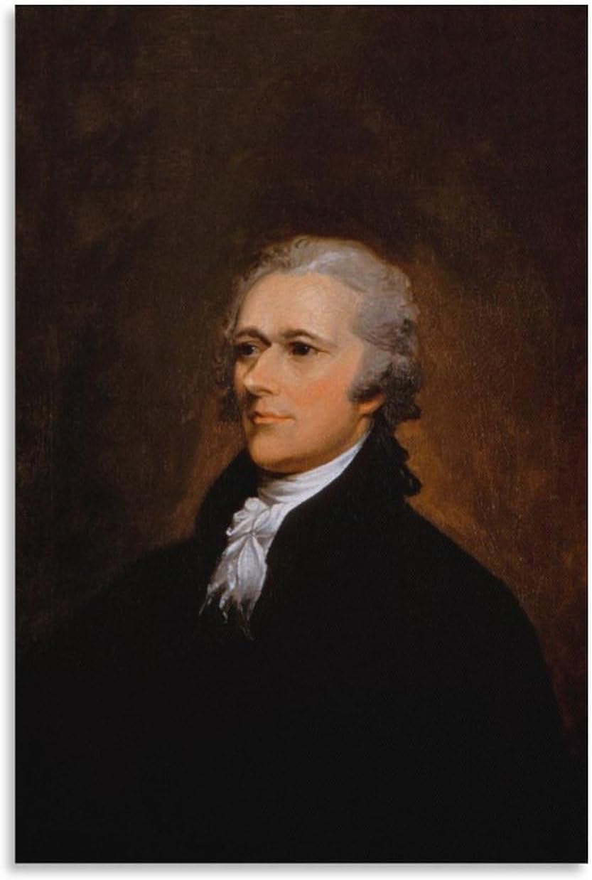 Amazon.com: Alexander Hamilton Portraits Poster Picture Print Canvas ...