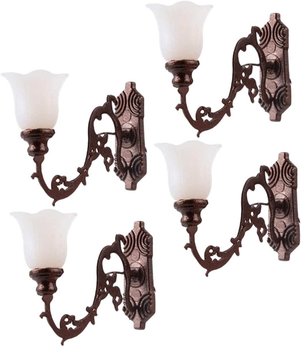 Amazon.com: OFFSCH 4Pcs Miniature Wall Lamps Compact Luminous LED ...