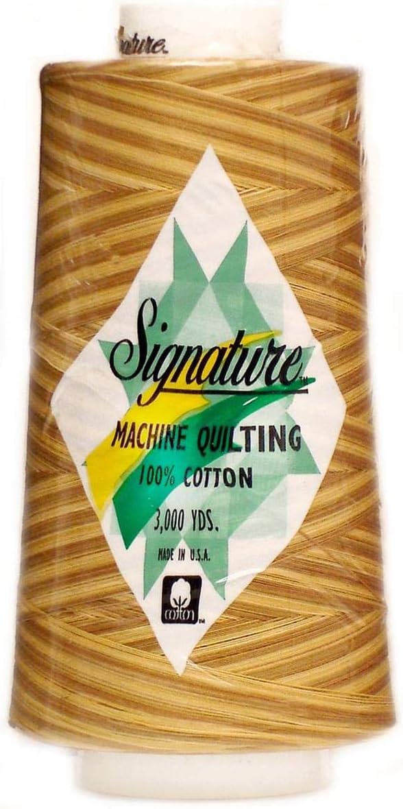 Amazon.com: Signature Thread, 40wt/3000 yd, Variegated Tan Tints