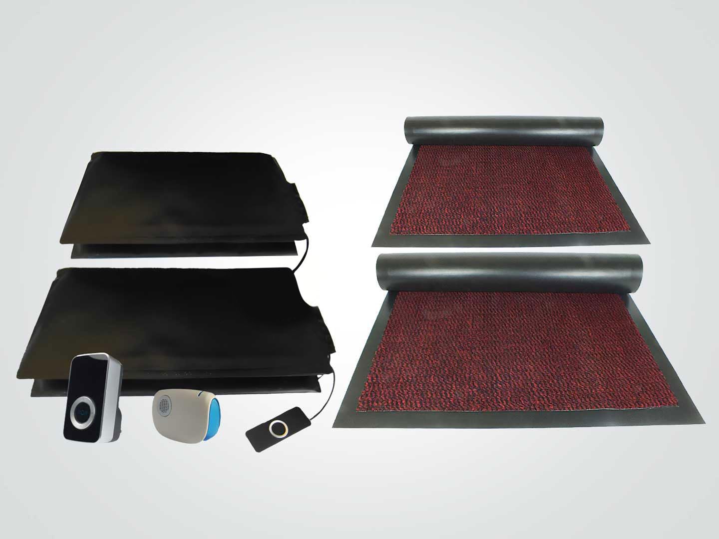 Floor Sensor Pressure MAT Alarm System Mat On Guard IP300DCM Double ...